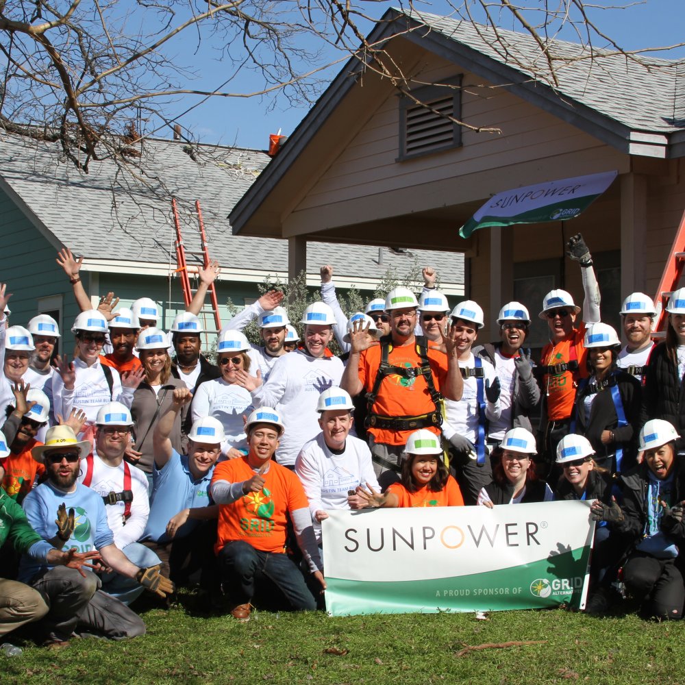 SunPower Employees Bring Solar to Austin's Blackland Community | GRID ...