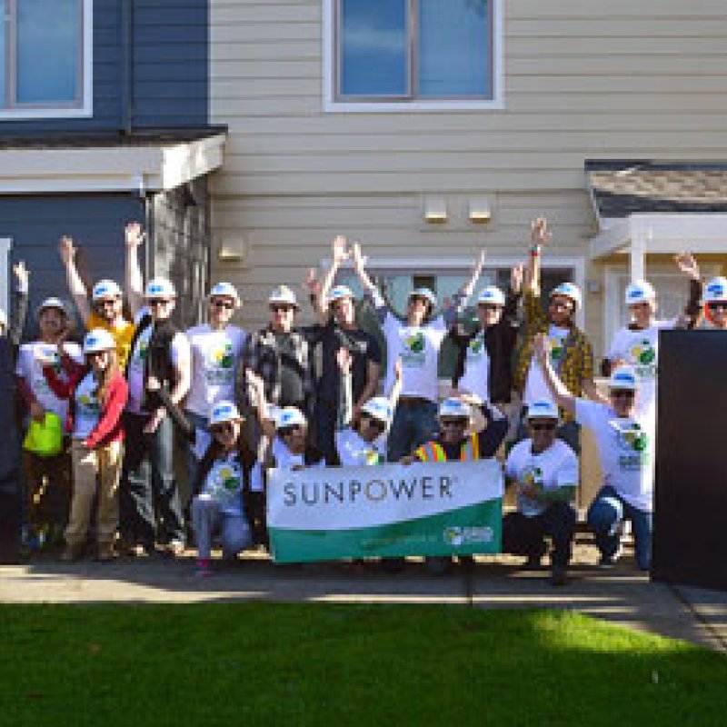 SunPower volunteers triple their impact | GRID Alternatives